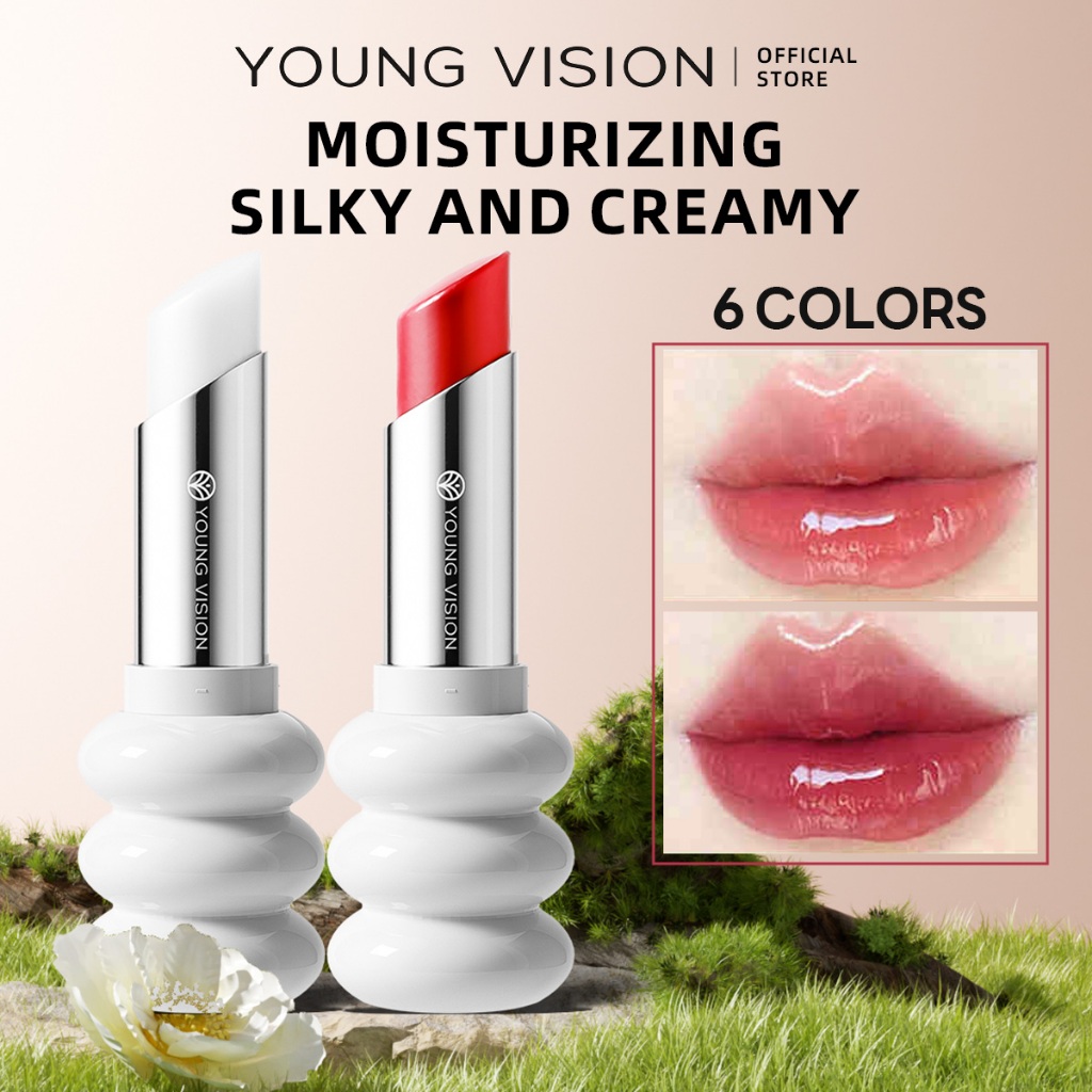 YOUNG VISION Colored Lip Balm Multi-use Moisturizing and Plump Lip ...