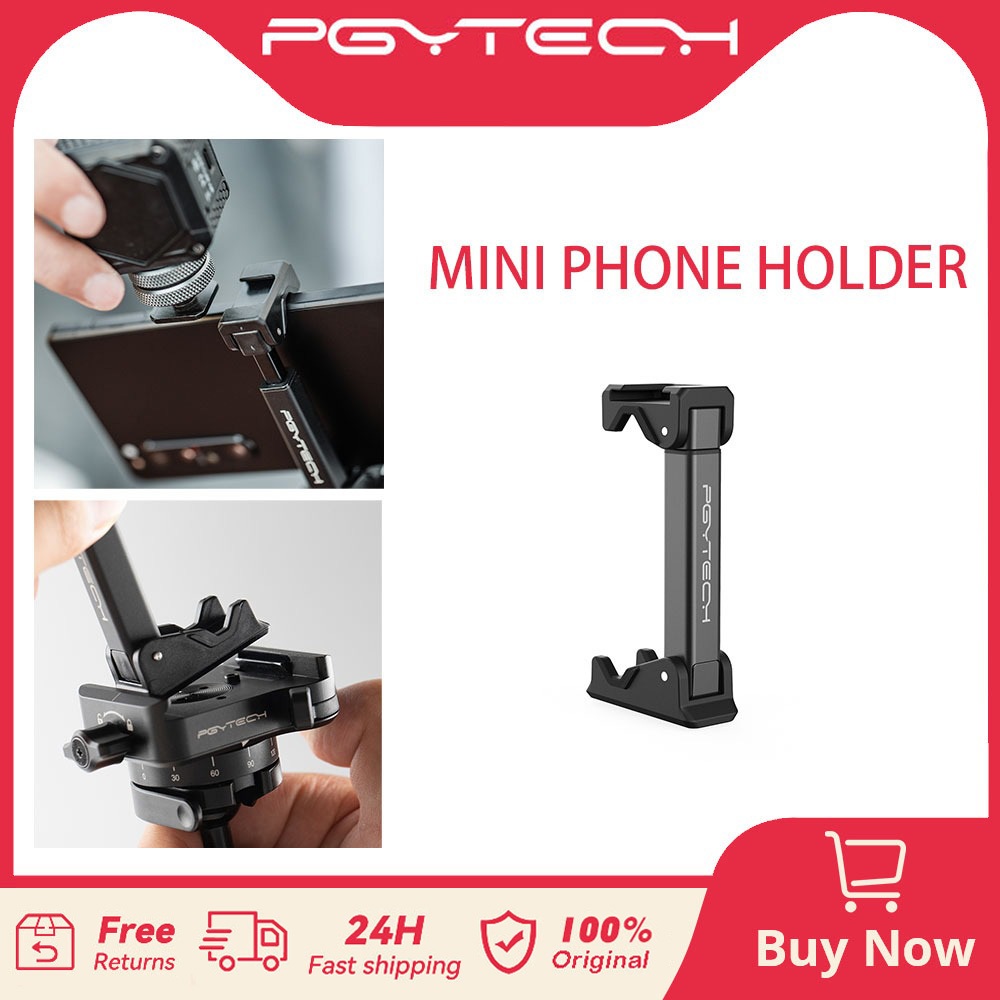 PGYTECH Mini Mobile Clamp Universal Cold Shoe Mount For Vlogging ...