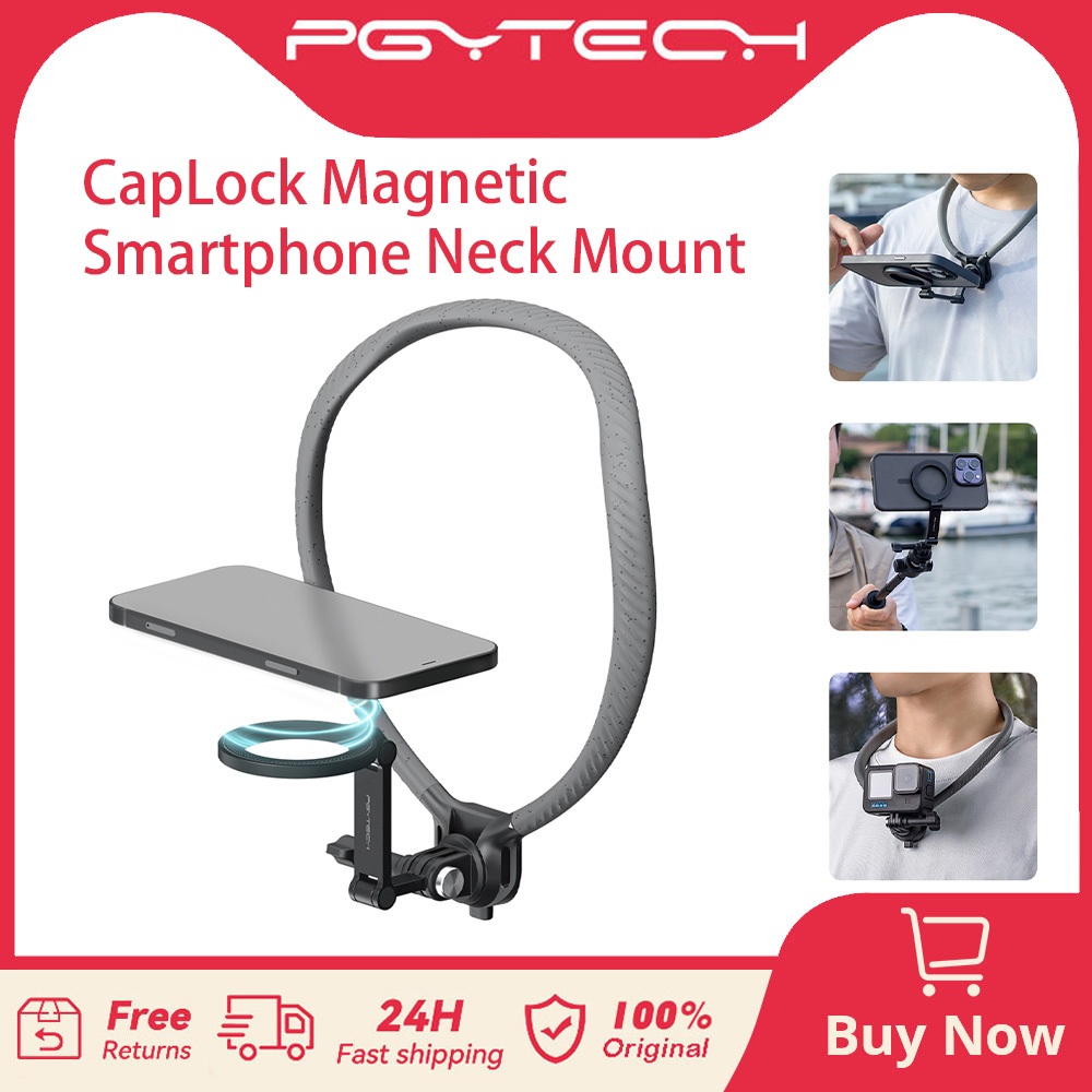 PGYTECH CapLock Magnetic Smartphone Neck Mount Quick-Release ...
