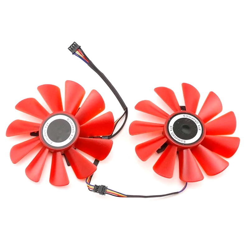 85mm 4pin FDC10U12S9-C RX480 GPU FAN For XFX RX570 RS RX580 RS 2048SP ...