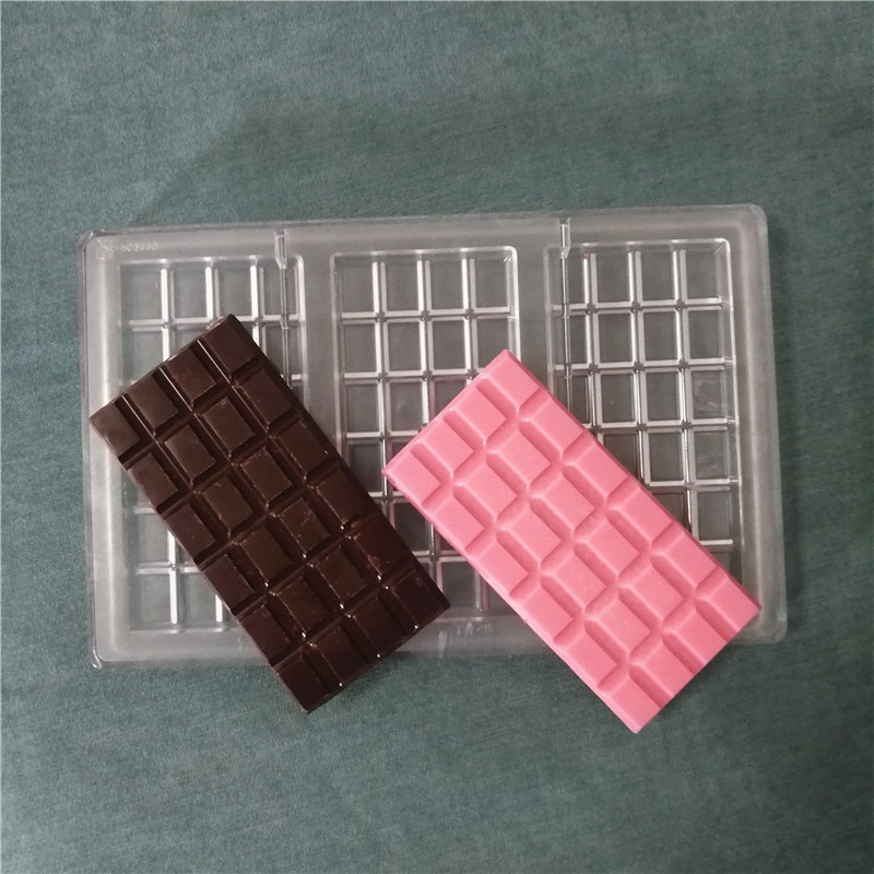 Plastic Chocolate Mold PC Chocolate Block Mold Rectangular Chocolate ...