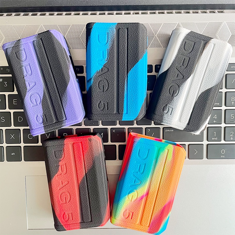 Voopoo Drag 5 Silicone Case Protective Texture Skin Cover Rubber Soft ...