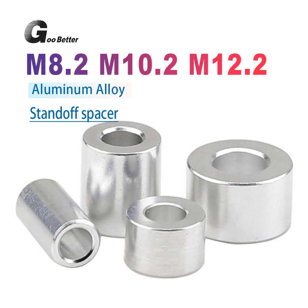 M8 M10 M12 Aluminium Spacers Standoff Unthreaded Round Bushing Sleeve ...