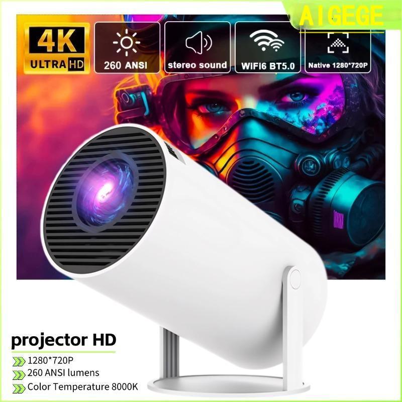 Led Mini Projector, Hy300, Wireless, Wireless Pro Wifi Bluetooth ...