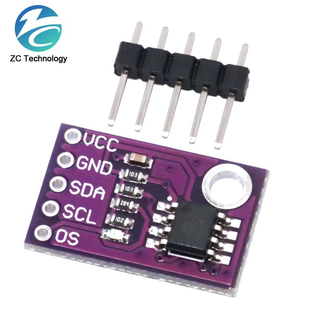 LM75 LM75A temperature sensor high speed I2C interface high precision development board module ...