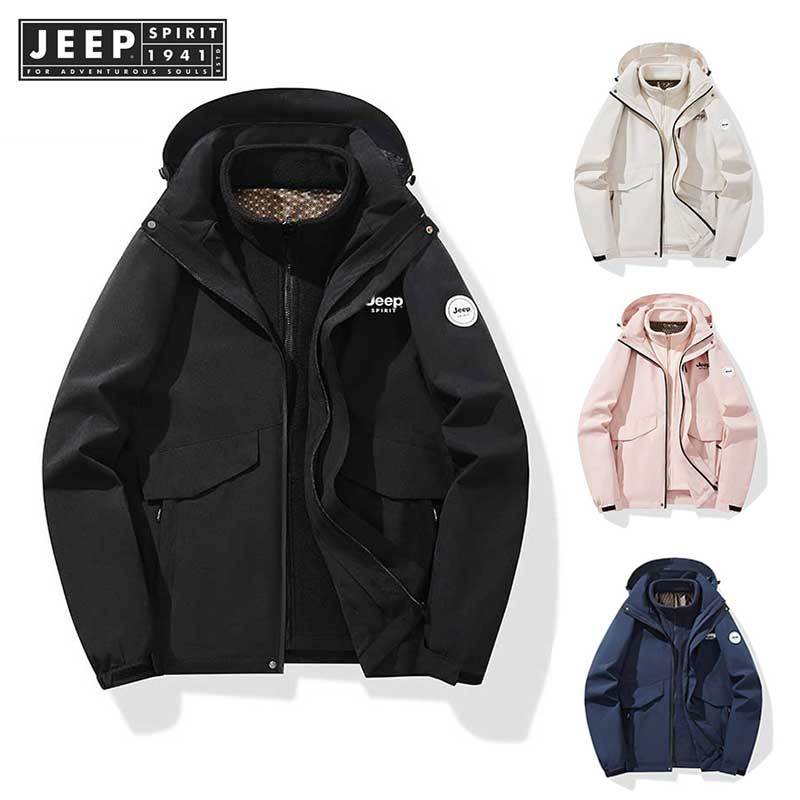 JEEP SPIRIT 1941 ESTD Thick Coat Detachable Graphene Assault Suit ...