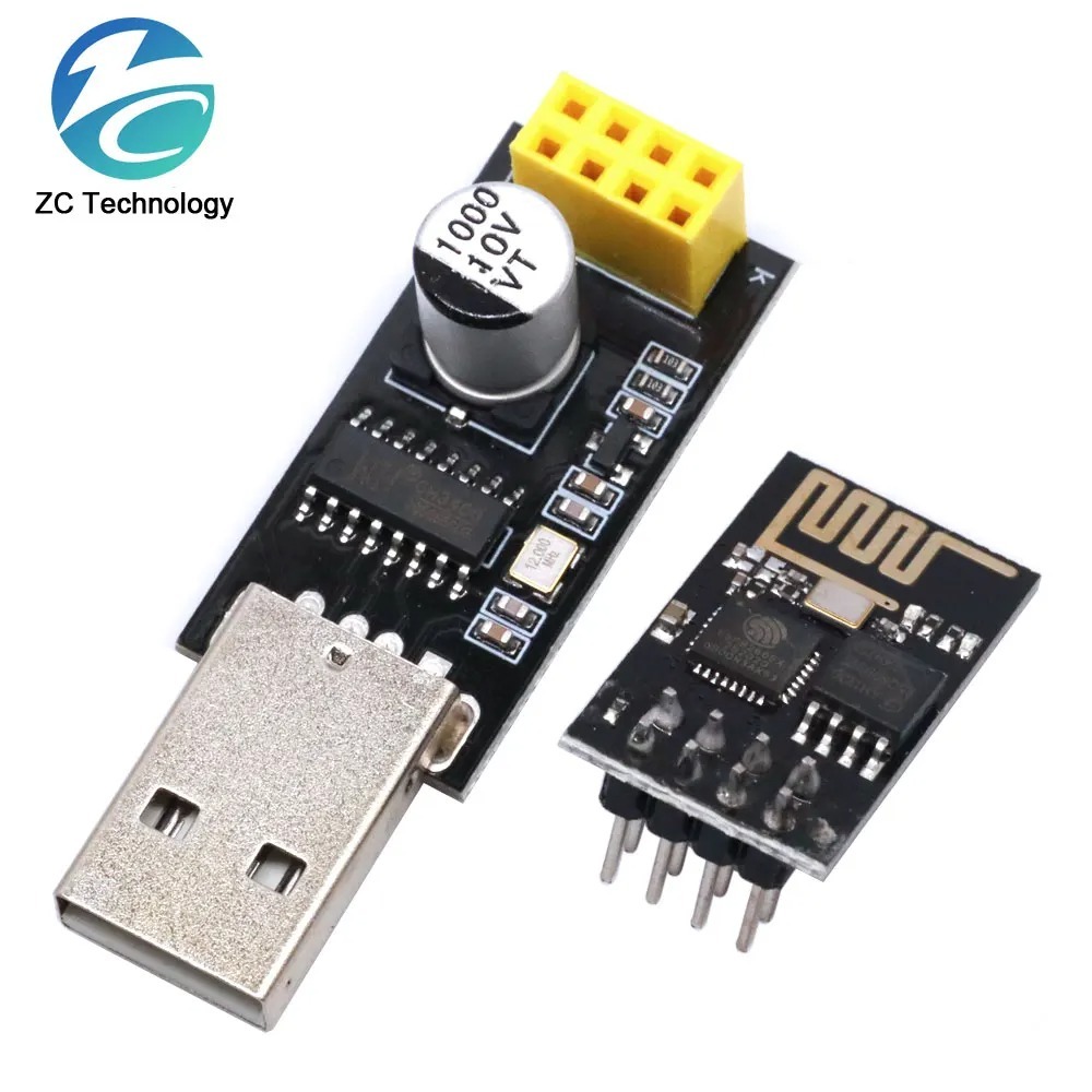 ESP01 Programmer Adapter UART GPIO0 ESP-01 Adaptater ESP8266 CH340G USB to ESP8266 Serial ...