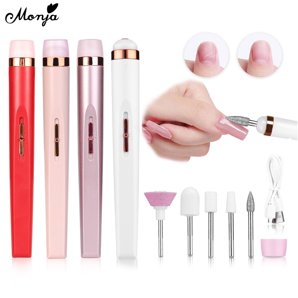 Monja Electric Nail Drill Machine Grinder 36W USB Die Grinder Rotary ...