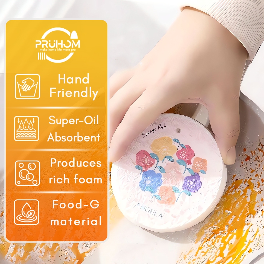 3 Pcs sponge dish wash span basuh pinggan 10X10 洗碗海綿 洗碗刷 kitchen sponge ...