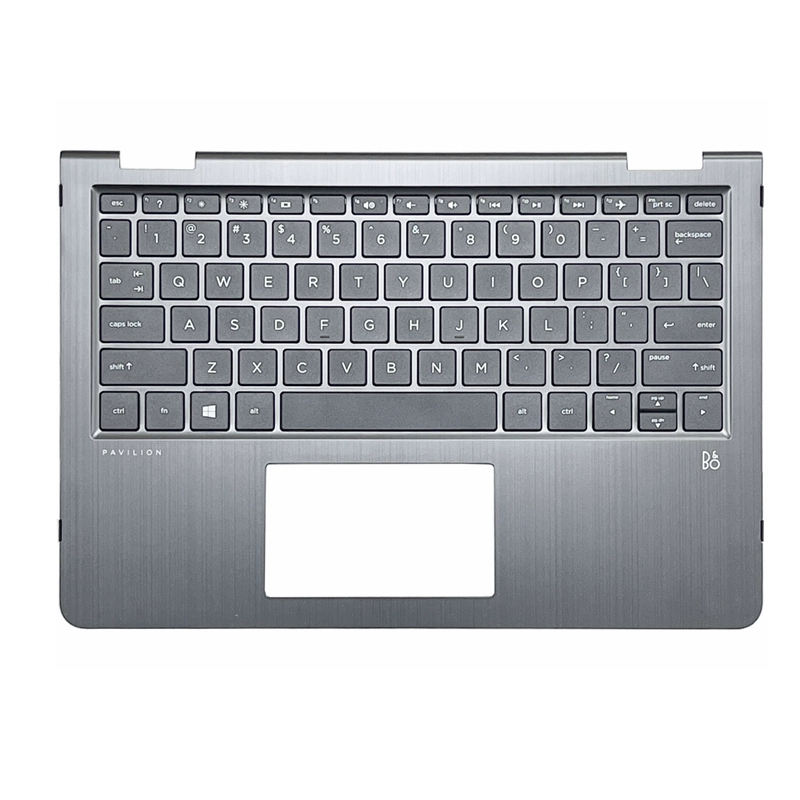 New US Keyboard for HP Pavilion X360 11-AD 11m-AD Laptop Palmrest Upper ...