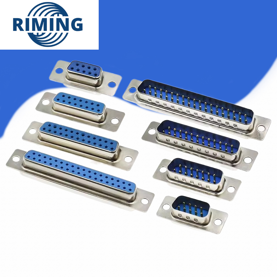 5PCS D-SUB 9 15 25 37 Pin Male Female Solder Type Connector DIP ...