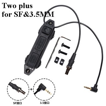 Tactical flashlight Dual Function Tape Switch With Lock (SF&3.5MM ...