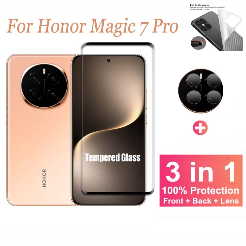 Honor Magic 7 Pro Screen Protector Tempered Glass For Honor Magic 7 6 5 Pro Lite 4G 5G Full ...