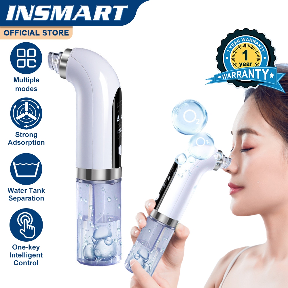 INSMART Blackhead Remover Facial Skin Cleanser Vacuum Suction Pore ...