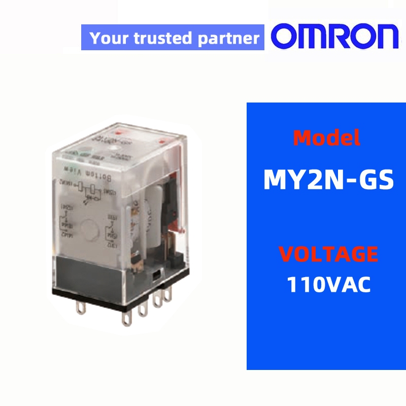 Original OMRON Relay MY2N-GS MY4N-GS DC12V DC24V AC220V AC110V 8pin 14pin Relay | Shopee Malaysia