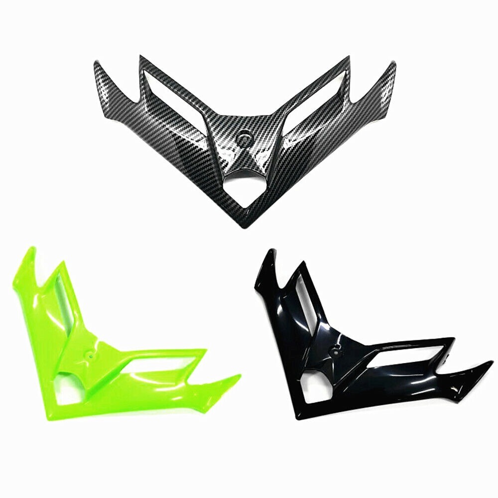 Front Winglet Fairing Aerodynamic Spoiler Fin For KAWASAKI NINJA 300 ...