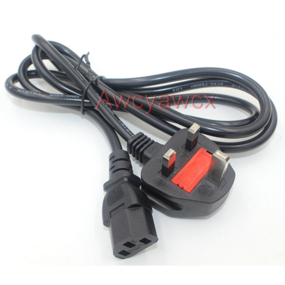 3 Pin AC 100V 220V 240V 250V Power adapter 5A To IEC C13 Kettle Lead ...