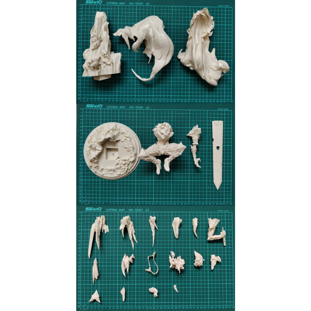 Resin Figure Kit WF2024F Berserker Guts Unpainted Garage Resin Kit ...