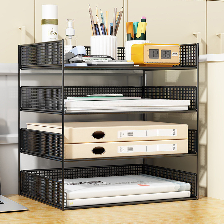File Storage Rack Desk Rack File Rack File Storage Box Desktop Folder ...