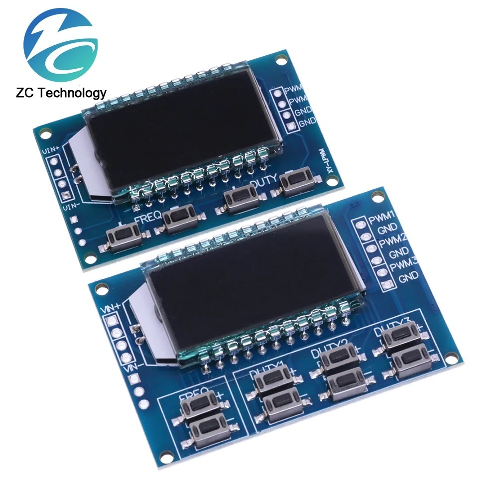 1 Way 3 Way LCD Backlight Digital Signal Generator Square Wave PWM Pulse Frequency Duty Ratio ...