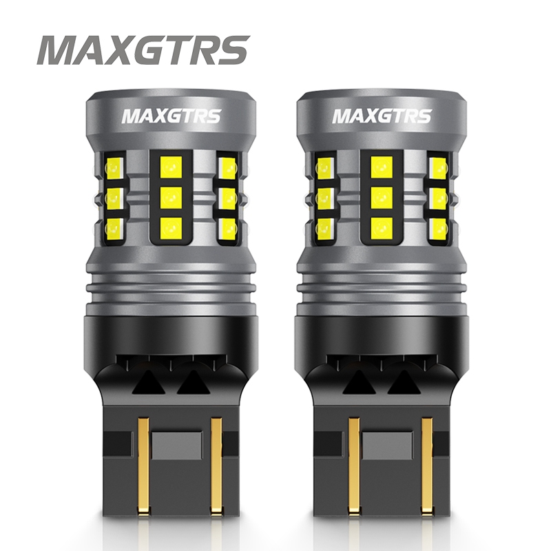 MAXGTRS 2x T20 7443 W21/5W LED Canbus1157 P21/5W BAY15D DRL Car Parking ...