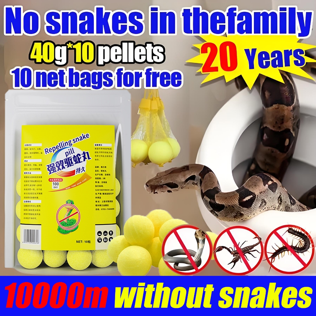 Snake Repellent Pills No snakes in 50 years 10 pellets Long-Acting ...