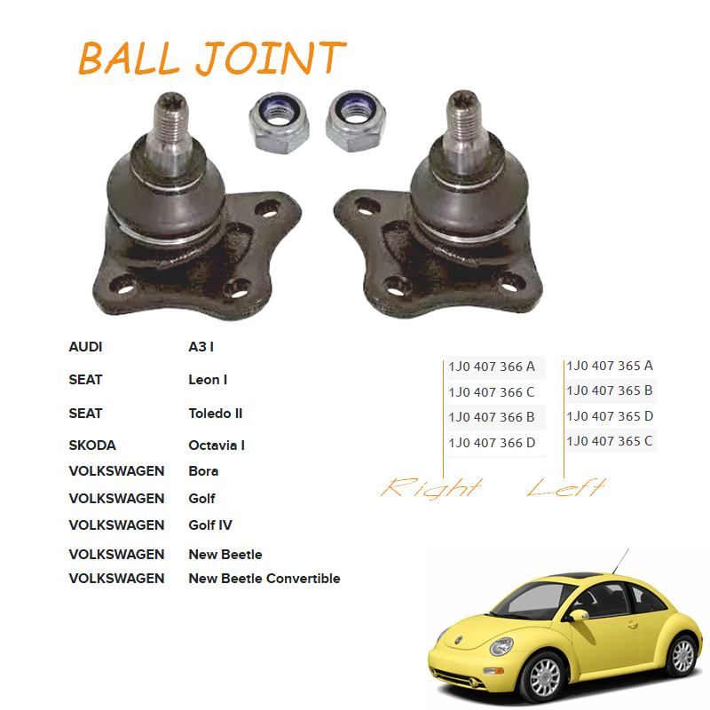 VOLKSWAGEN Bora New Beetle Golf IV MK4 Skoda Octavia Audi A3 Front ...