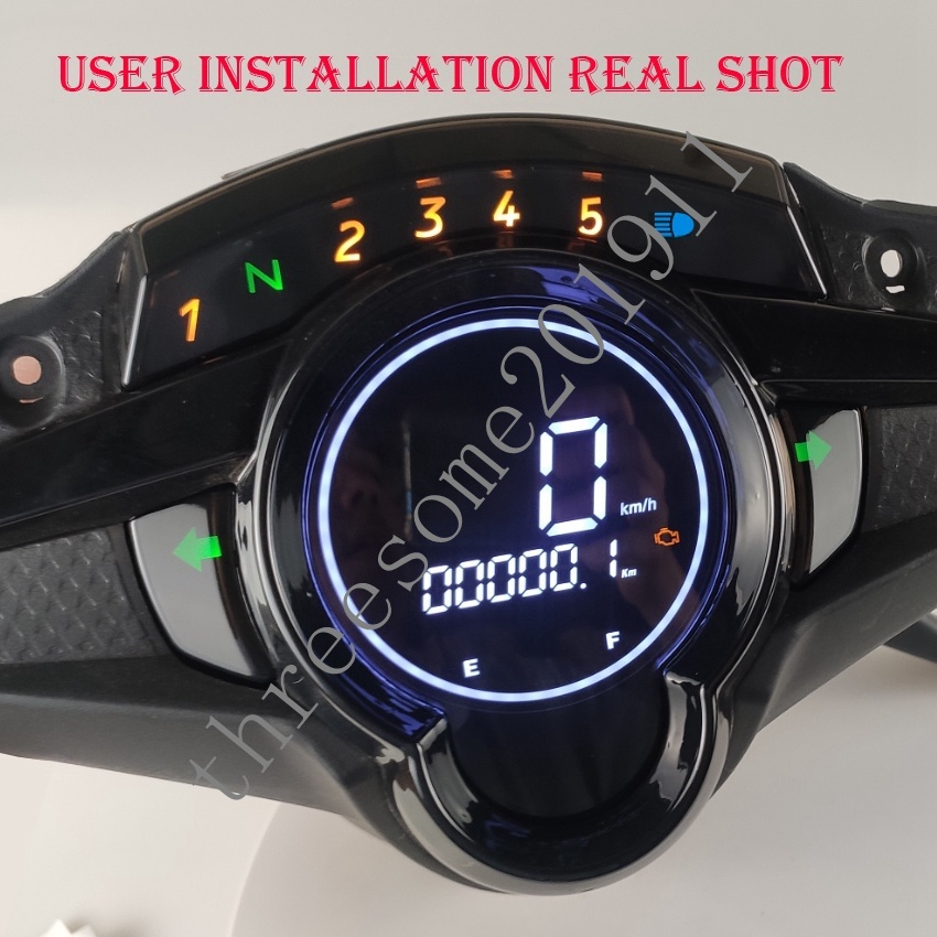 For Yamaha LC135 V2 V3 V4 V5 V6 V7 4S/5S Euro x125 Digital Meter Full LCD meter READY STOCK ...