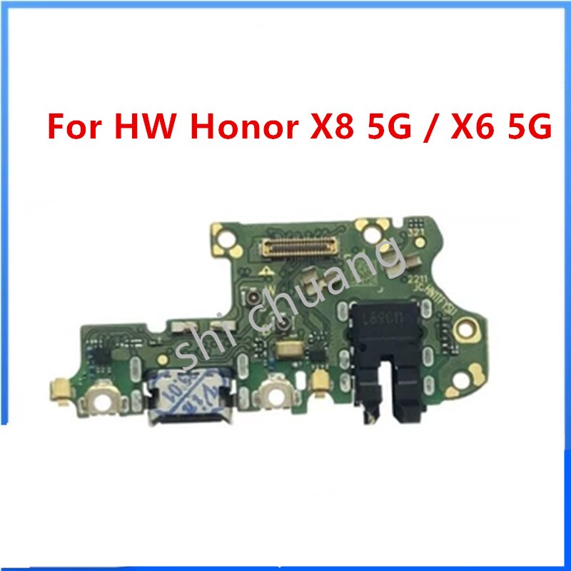 For HW Honor X8 5G / X6 5G CHARGING PLUG BOARD USB PORT PLUG IN MICROPHONE REPLACEMENT PART ...