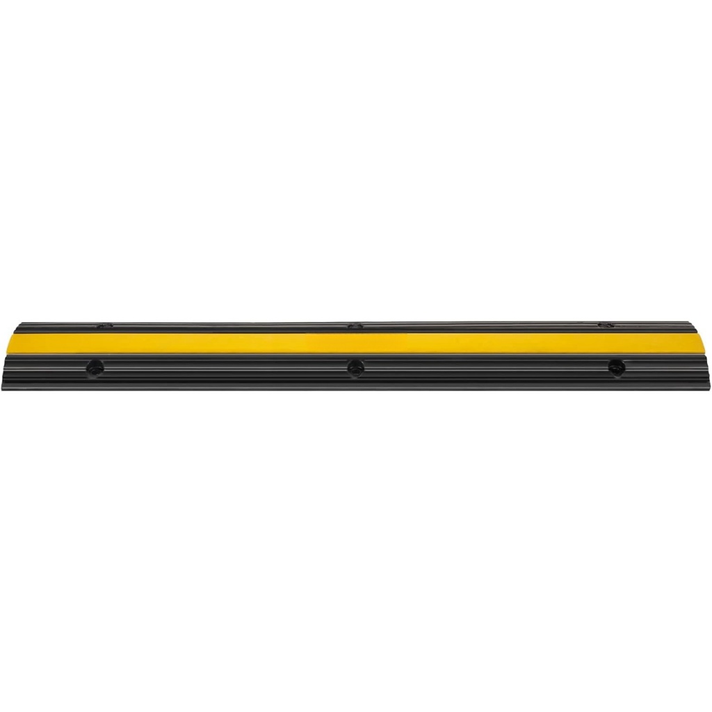 4 Pack of 1-Channel Rubber Cable Protector Ramps Heavy Duty 18000Lbs ...