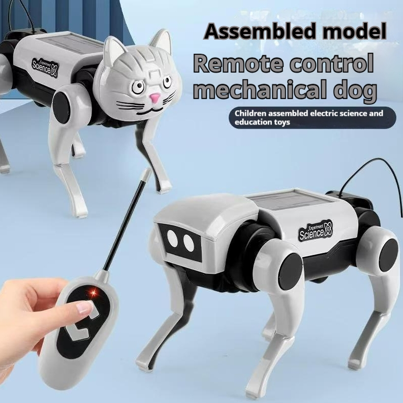 Remote control mechanical dog assembly supermarket toy combination male ...