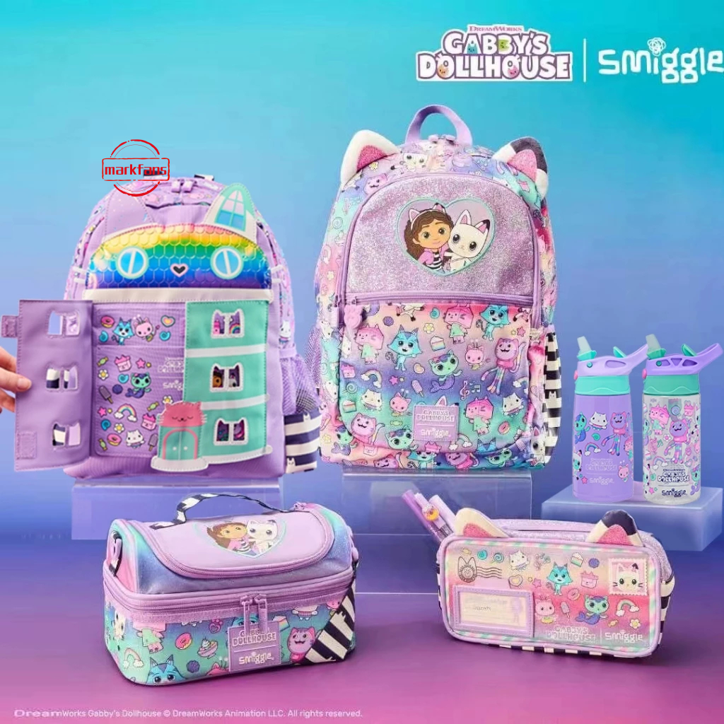 Australia smiggle Gabby's Dollhouse Primary School Students Backpack ...