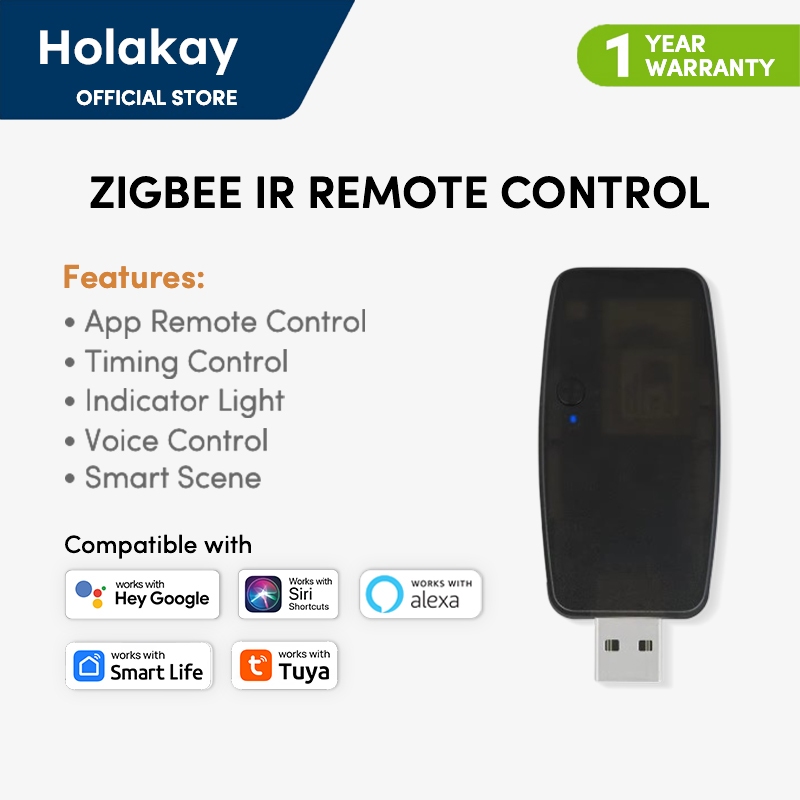 Zigbee IR Remote Control Universal Infrared Remote for Air-con TV Box ...