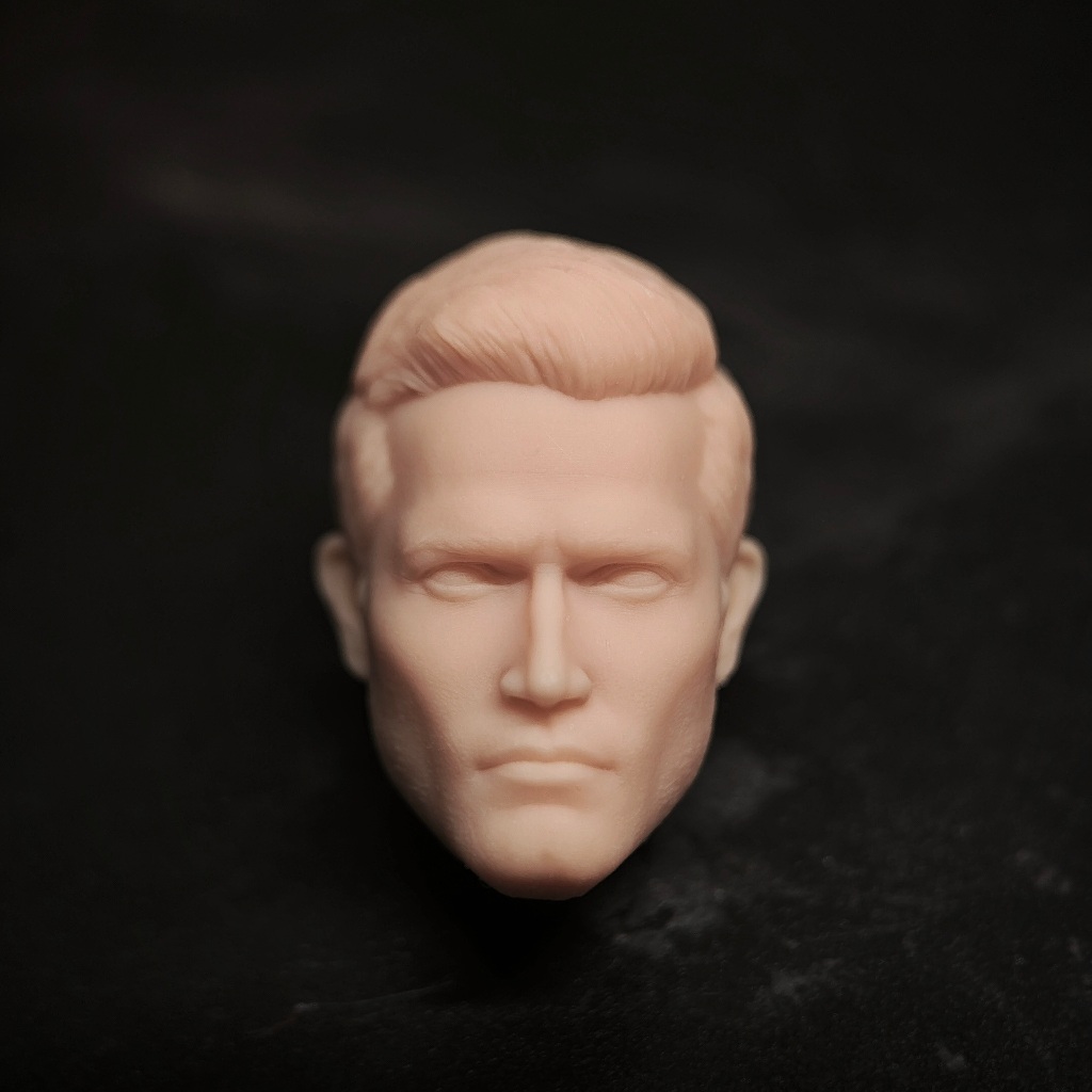 Unpainted 1/12 Scale Tyler Hoechlin Superman & Lois Head Carved Model Fit For 6 inches ML SHF ...