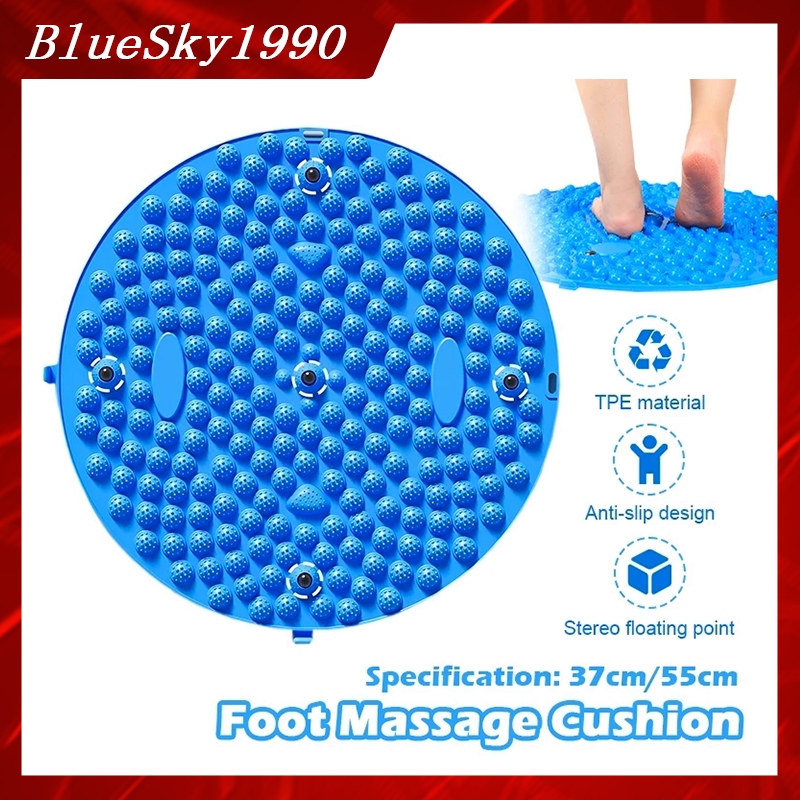 【37/55cm】TPE Super Pain Super Thick Super Large Round Shiatsu Board ...