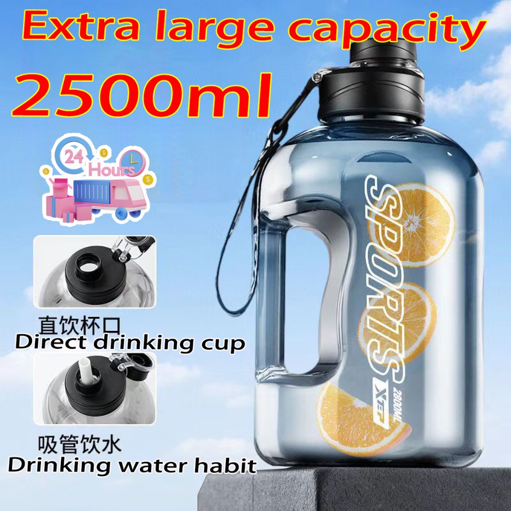 botol air sport bottle 2 liter water bottle 水杯大容量 water bottle 2500ml ...