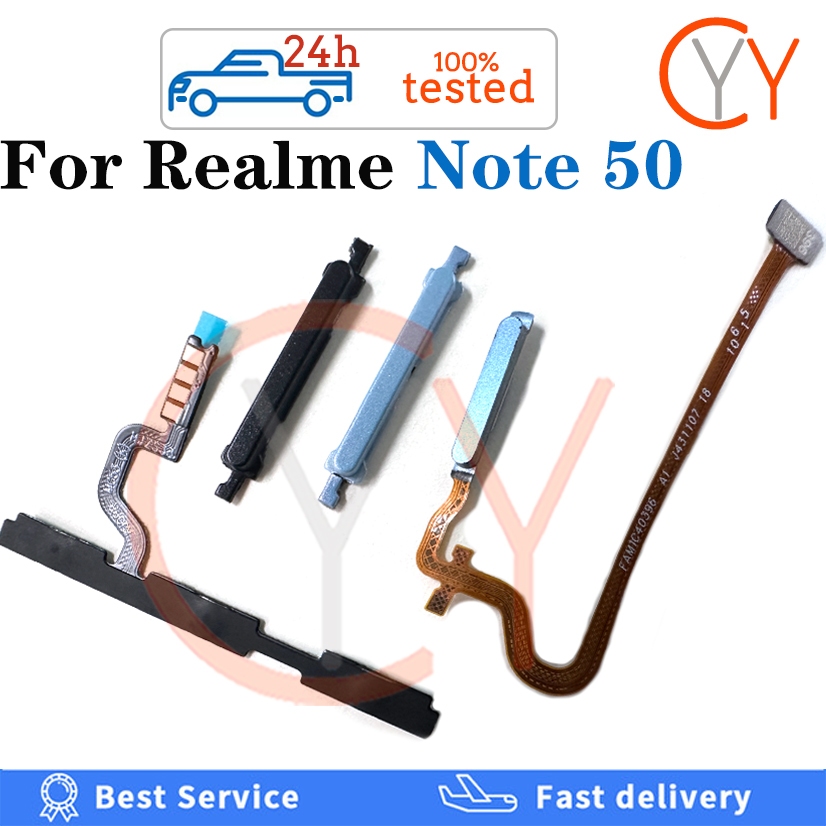 For OPPO Realme Note 50 RMX3834 Back Home Button Fingerprint Scanner ...