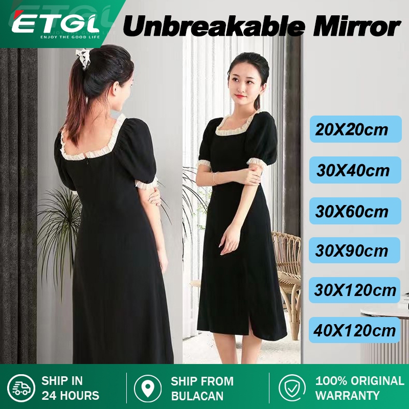HD Full-length Mirror Acrylic Mirror Paste Wall Mirror Light Weight ...