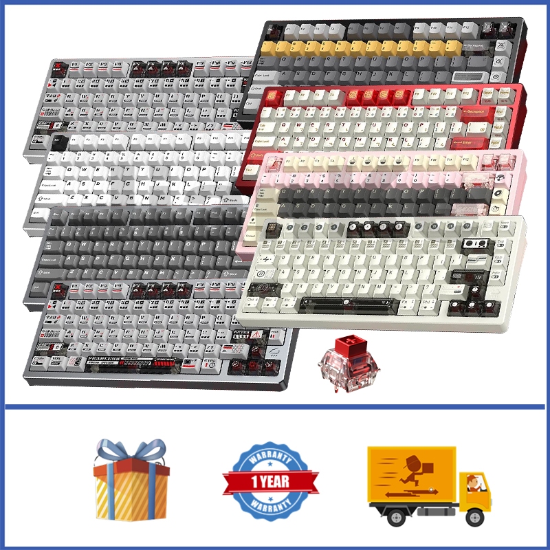 WOB RAINY75 RT Aluminum Wired Magnetic Mechanical Keyboard 75% Hot ...