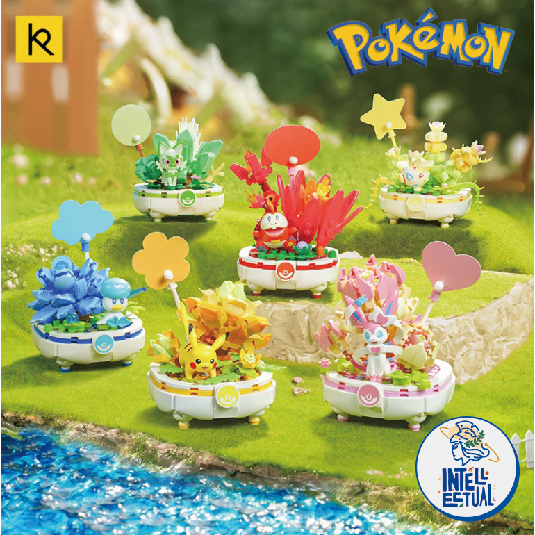 Free Shipping[keeppley Pokémon succulent series season 2 potted ...