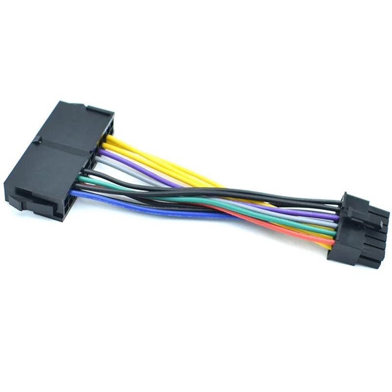Power Supply Cable Cord 18AWG Wire ATX 24 pin to 14 pin Adapter Cable ...