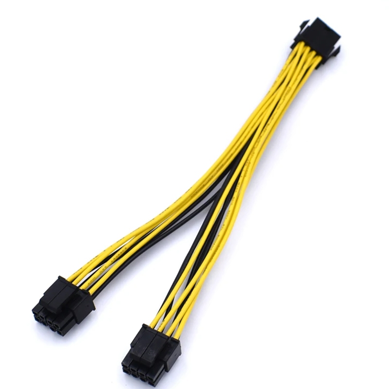 20CM ATX EPS CPU 8pin to Dual CPU 8(4+4)pin splitter extention ...