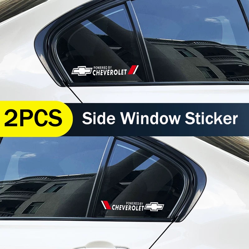 18cm x 2.5cm Exclusive Logo Car Triangle Side Window Glass Sticker for ...