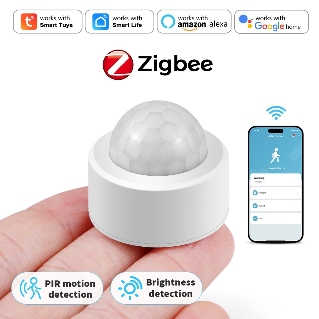 Tuya Smart Life Zigbee PIR Human Motion Sensor Body Infrared Detector ...