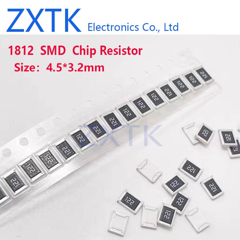 20PCS 1812 SMD Chip Resistor 1% 5% 110R-910R 1K-13K 120R 130R 150R 200R ...