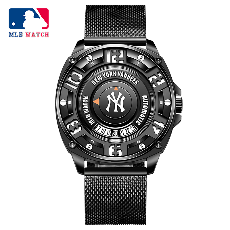 MLB professional baseball watch NY series black and white trend simple ...