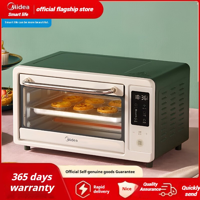 Midea PT1411W Oven 14L Three Baking Modes WIFI Smart Touch Screen Home ...
