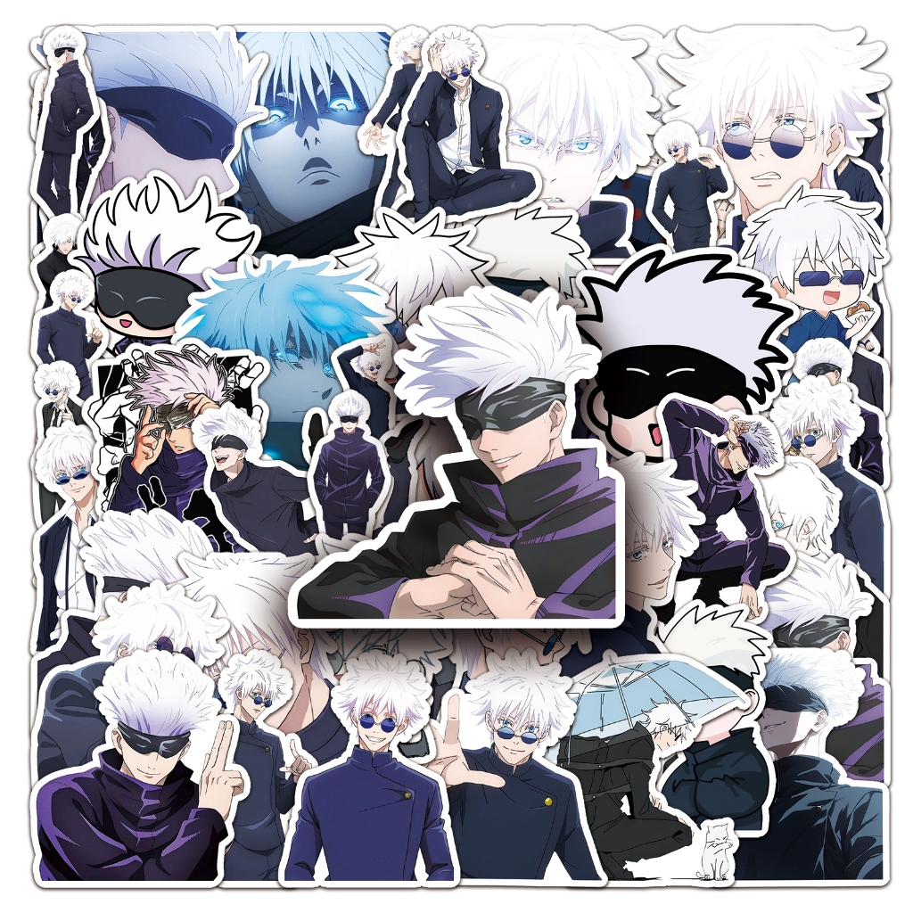 50pcs cartoon Jujutsu Kaisen 5t5 Gojo Satoru waterproof stickers ...
