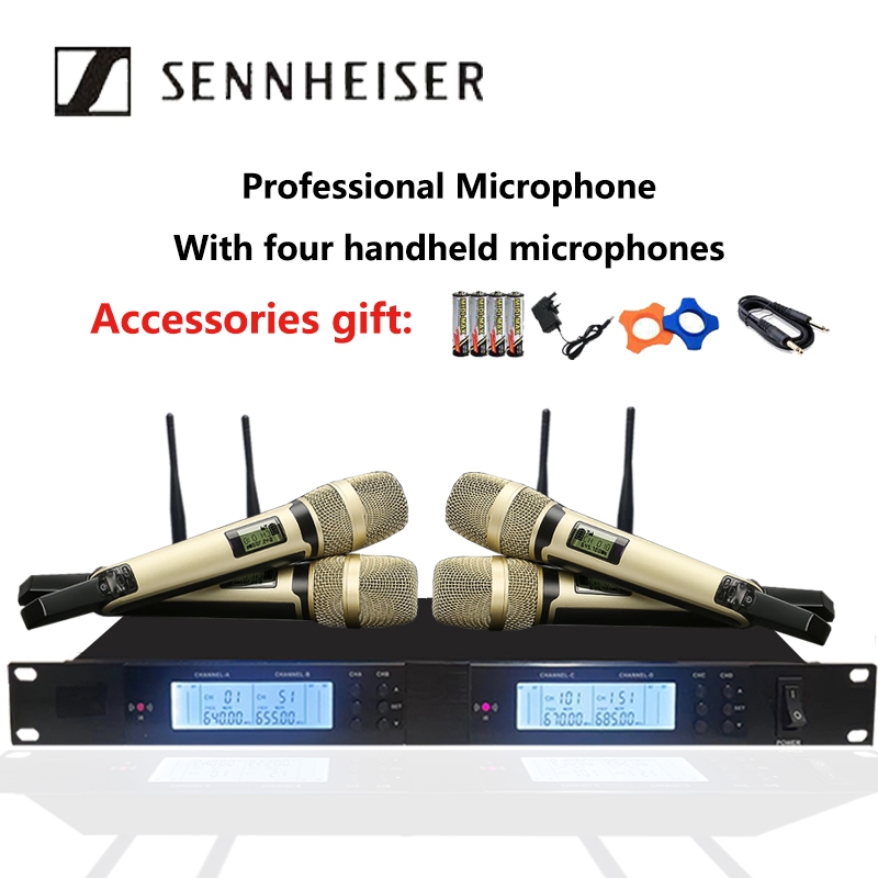 Sennheiser High -Quality Wireless Microphone Metal Handheld -Holding ...