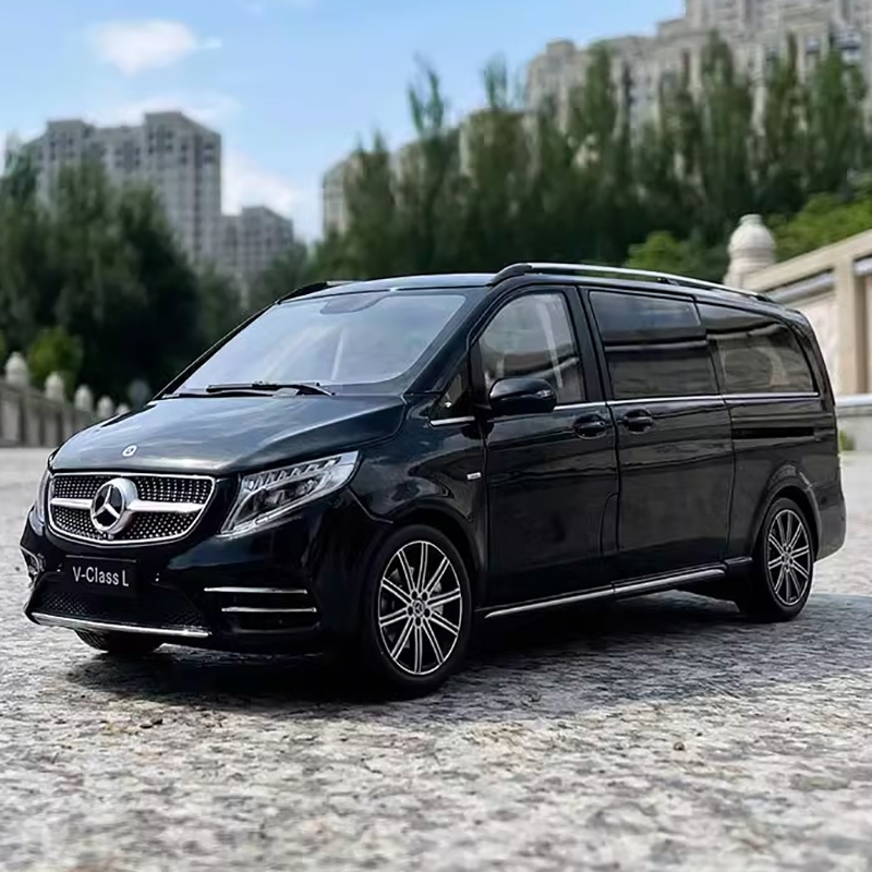 Original Mercedes Benz V260L V-Class MPV Business Vehicle 1:18 Alloy Car Model Collection Gift ...